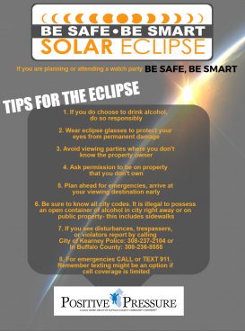 Be Safe Be Smart: Eclipse Safety Tips | Buffalo County Community Partners